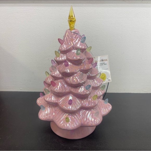 Holiday | Mr Cottontail Light Up Easter Ceramic Trees | Poshmark